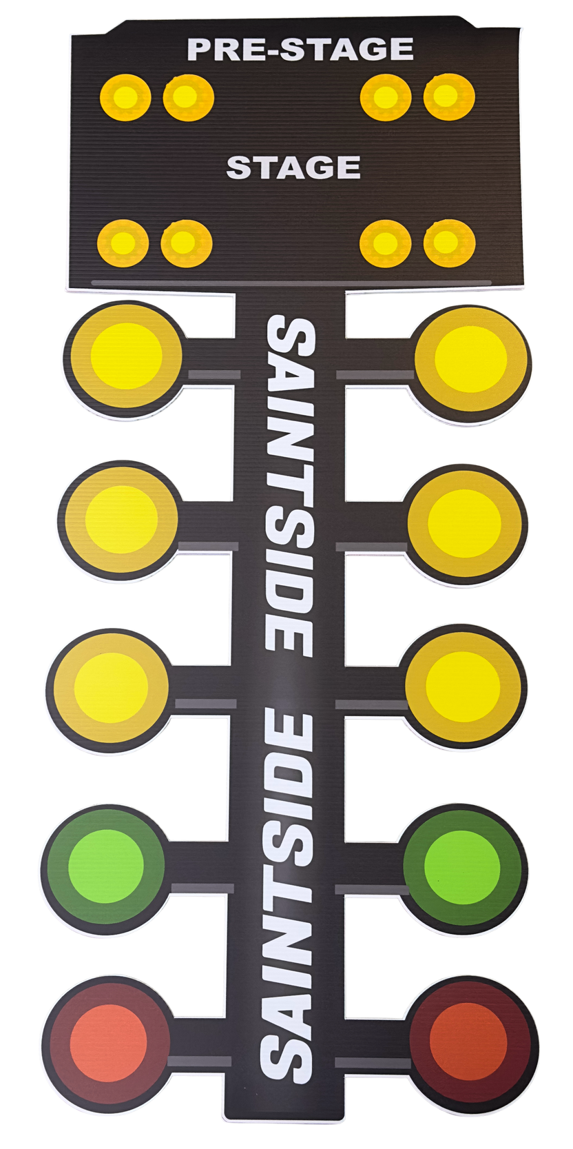 Saint Side 17th Show & Shine Corflute Drag Racing Start Light - 500mm