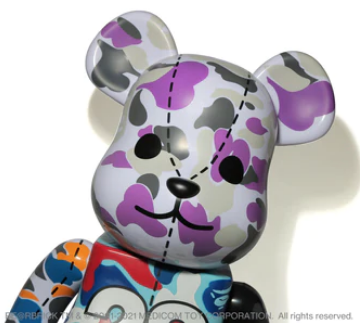 Bearbrick x BAPE 28th Anniversary Camo #1 1000% A Bathing Bearbrick x BAPE 28th Anniversary Camo #1 1000% A Bathing